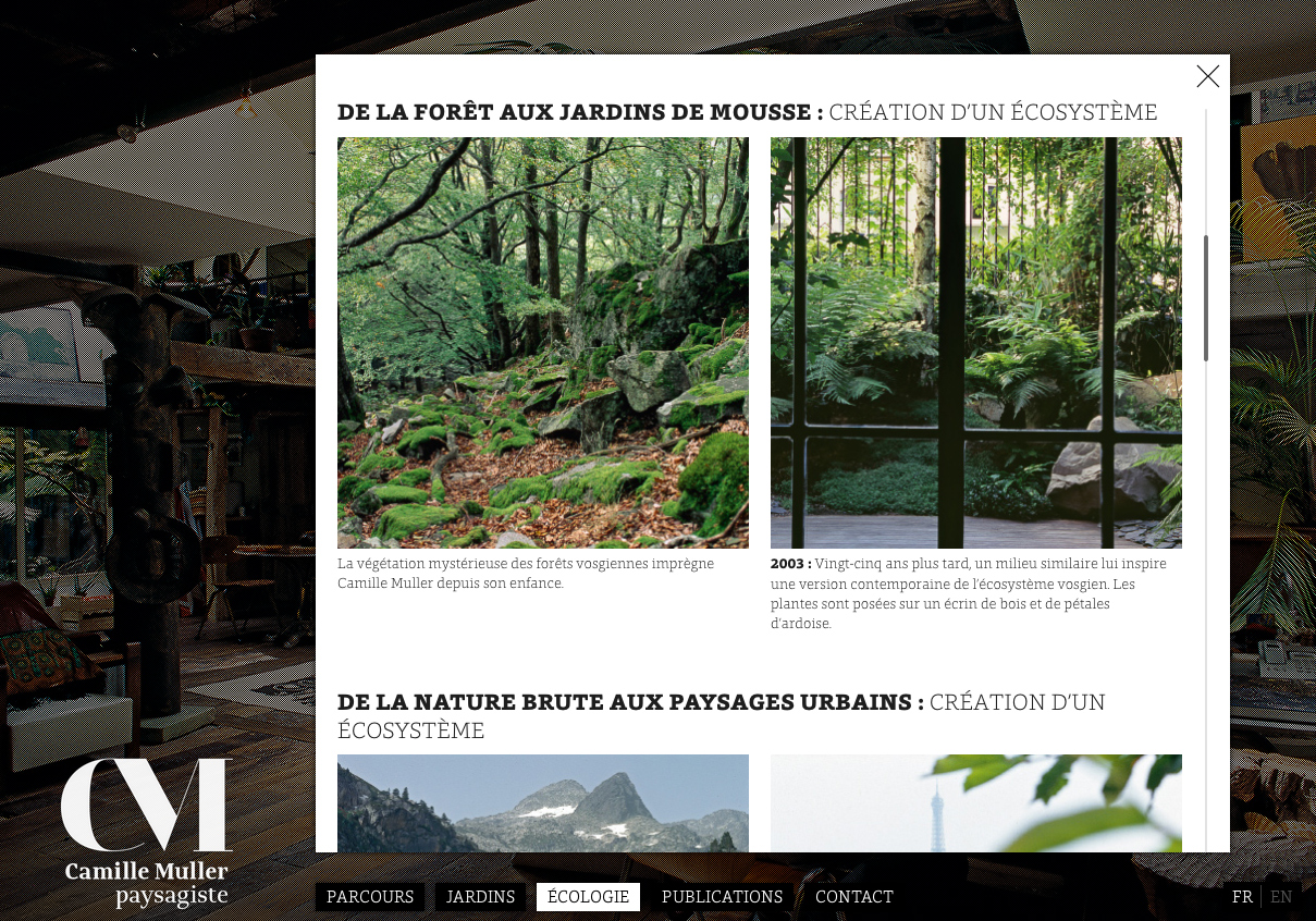 Camille Muller Paysagiste | Tiens donc ! | design graphique : Tiens donc